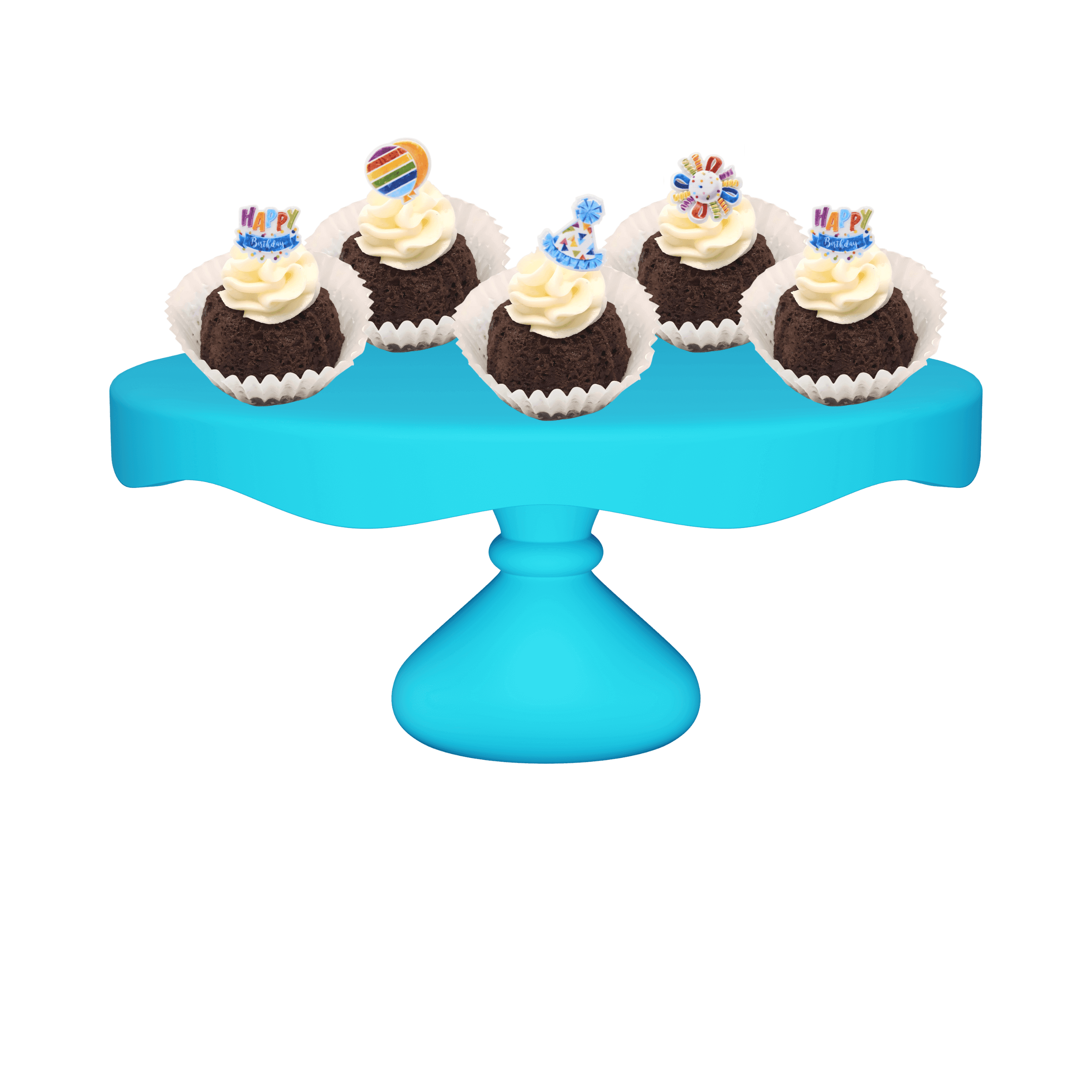 Double Chocolate Happy Birthday Bundtcake Rings Bitty Bundts