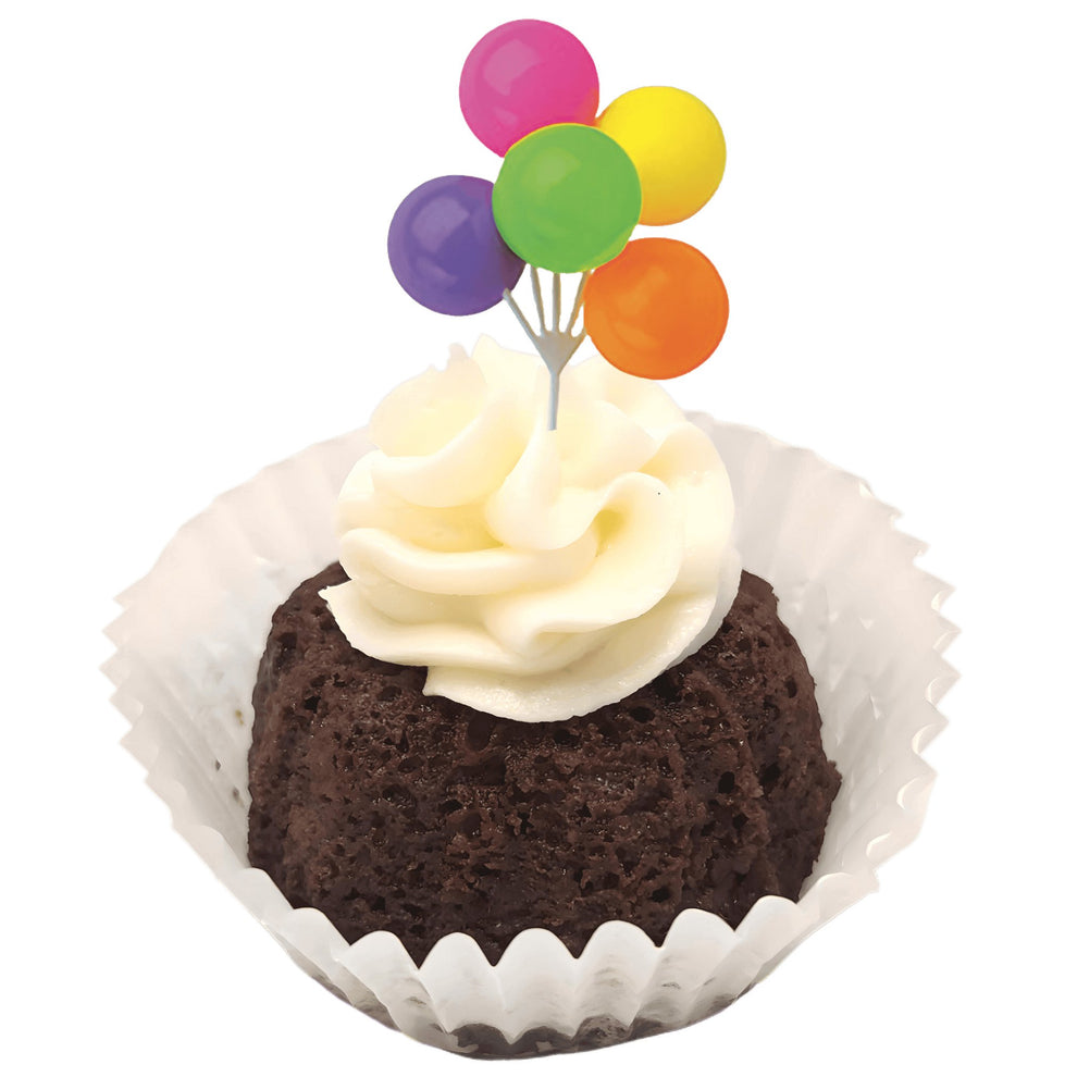 Order Double Chocolate Neon Balloon Cluster Bitty Bundts – The Bundt Shoppe